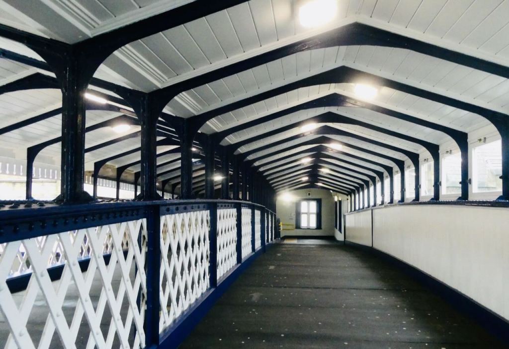 Dewsbury station footbridge | Being 42